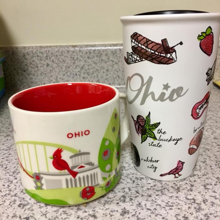 Ohio & Ornament | Starbucks City Mugs